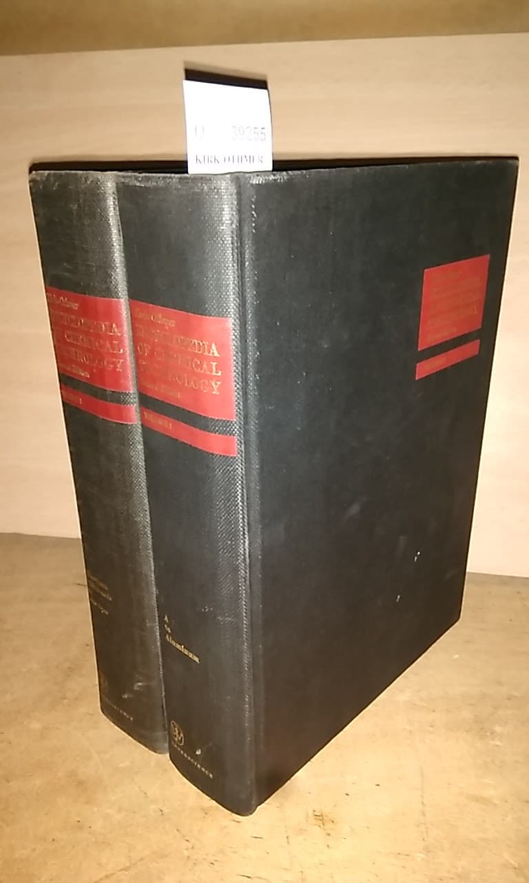 ENCYCLOPEDIA OF CHEMICAL TECHNOLOGY (2 VOLUMENES) - libros